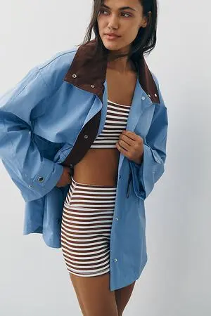 DAILY PRACTICE BY ANTHROPOLOGIE Trench Coat Jacket