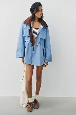 DAILY PRACTICE BY ANTHROPOLOGIE Trench Coat Jacket