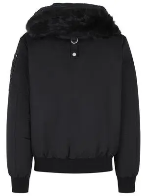 Moose Knuckles Original Ballistic' Cotton Blend Bomber Jacket