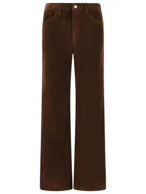 Marni Velvet Trousers - Brown