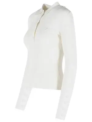 COURREGES Viscose Blend Polo Shirt