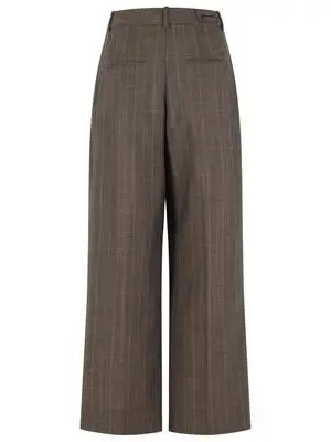 GANNI Wool Pants - Brown