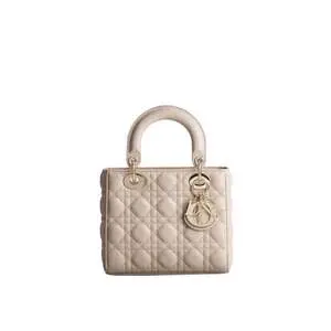 Dior Lady Small Bag - Cream
