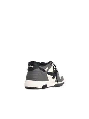 Off-White Leather Out Of Office Sneakers - Gray