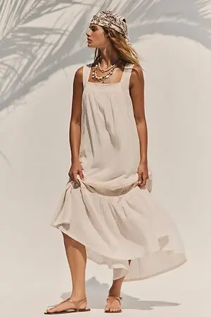 Free People Avaline Maxi Dress - Vanilla