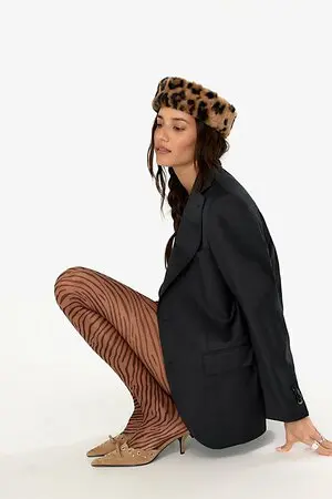 LEMONADE COLLECTIVE Leopard Jackie Hat - Brown Leopard