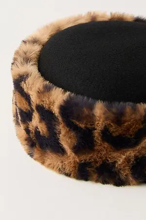 LEMONADE COLLECTIVE Leopard Jackie Hat
