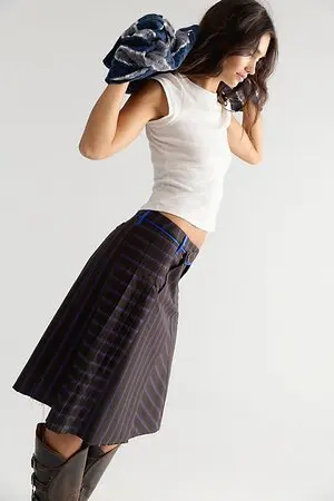 Free People Final Score Midi Skirt