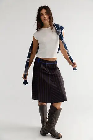 Free People Final Score Midi Skirt