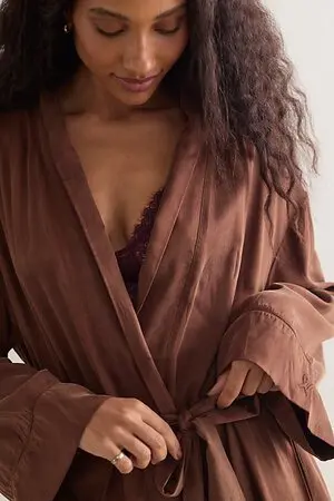 NUDEA Eco-luxe Robe - Cocoa
