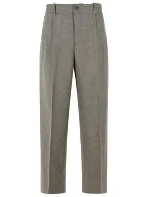 GOLDEN GOOSE Virgin Wool Trousers - Gray