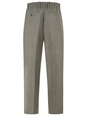 GOLDEN GOOSE Virgin Wool Trousers - Gray