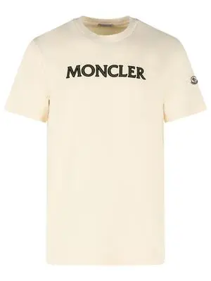 Moncler Ivory Cotton T-shirt