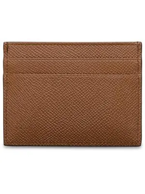 Dolce & Gabbana Calf Leather Card Holder - Brown
