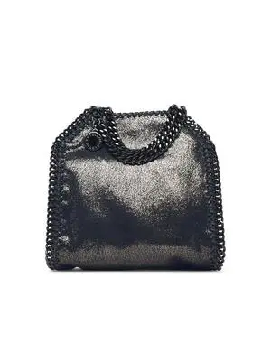 Stella McCartney Tiny Falabella' Bag In 'shaggy Deer' Navy - Blue