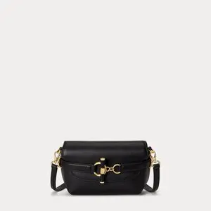 Ralph Lauren Leather Small Crossbody Bag - Black