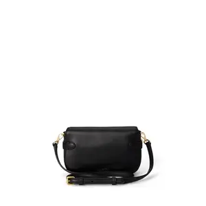 Ralph Lauren Leather Small Crossbody Bag - Black
