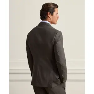 Ralph Lauren Kent Hand-tailored Glen Plaid Wool Suit