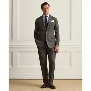 Ralph Lauren Kent Hand-tailored Glen Plaid Wool Suit