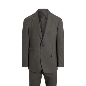 Ralph Lauren Kent Hand-tailored Glen Plaid Wool Suit