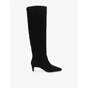 Kurt Geiger Ascot Suede Knee-high Boots - Black