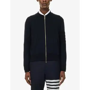 Thom Browne Ottoman Milano Wool-blend Bomber Jacket