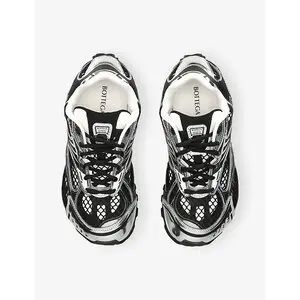 Bottega Veneta Orbit Metallic Woven Trainers