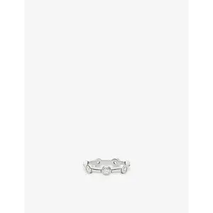 MISSOMA Lucy Williams Stackable Tennis Sterling- Plated Brass And Cubic Zirconia Ring