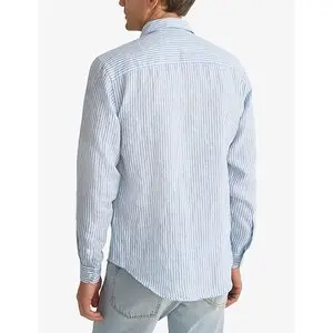 Eton Striped Casual-fit Linen Shirt