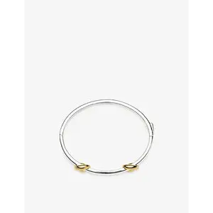 MISSOMA Lucy Williams X Knot Silver And 18ct Yellow Gold-plated Bangle