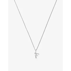 MISSOMA Curly Molten Mini Initial F -plated Sterling- Necklace - Silver