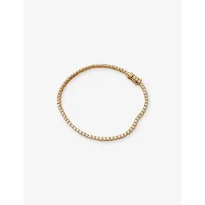MISSOMA Solid 14ct Yellow And Lab-grown Diamond Tennis Bracelet