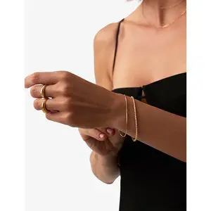 MISSOMA Solid 14ct Yellow And Lab-grown Diamond Tennis Bracelet