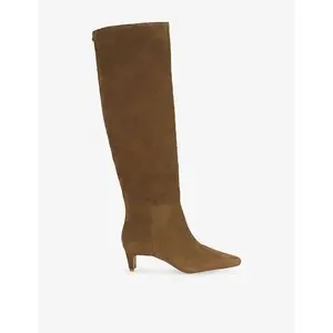 Kurt Geiger Ascot Suede Knee-high Boots - Tan