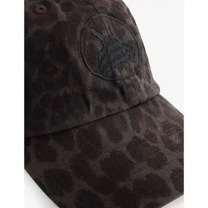 BASKETCASE Leopard-print Cotton Cap