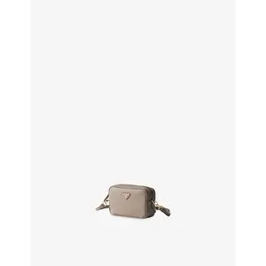 Prada Logo-plaque Mini Leather Shoulder Bag