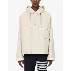 Thom Browne Mariner Hooded Canvas Jacket