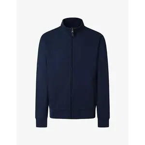HACKETT Travel Zipped Cotton-blend Cardigan