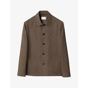 Eton Flannel Two-pocket Cotton Jacket - Brown