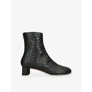 Bottega Veneta Cherry Kitten 40 Leather Ankle Boots