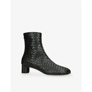 Bottega Veneta Cherry Kitten 40 Leather Ankle Boots