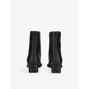 Bottega Veneta Cherry Kitten 40 Leather Ankle Boots