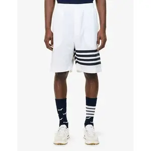 Thom Browne Brand-stripe Ripstop Shorts
