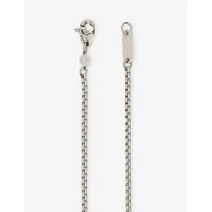 CLOCKS AND COLOURS Rounded Box Chain Stainless-steel Necklace