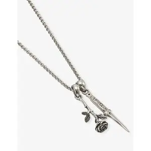 CLOCKS AND COLOURS Switchblade Sterling- Pendant Necklace
