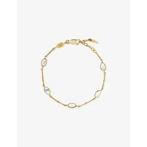 MISSOMA Magma 18ct Yellow Vermeil And Rainbow Moonstone Charm Bracelet - Gold