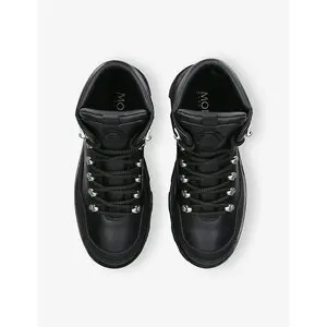 Moncler Peak Trek Leather Hiking Boots