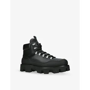 Moncler Peak Trek Leather Hiking Boots