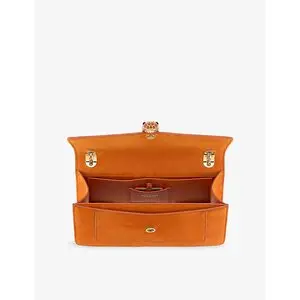 BVLGARI Serpenti Suede Shoulder Bag