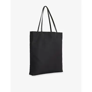 VALESQUE Thea Logo-plaque Woven Shoulder Bag